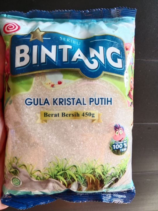Gula Kristal Putih Seribu Bintang Kemasan 450 Gram | Lazada Indonesia
