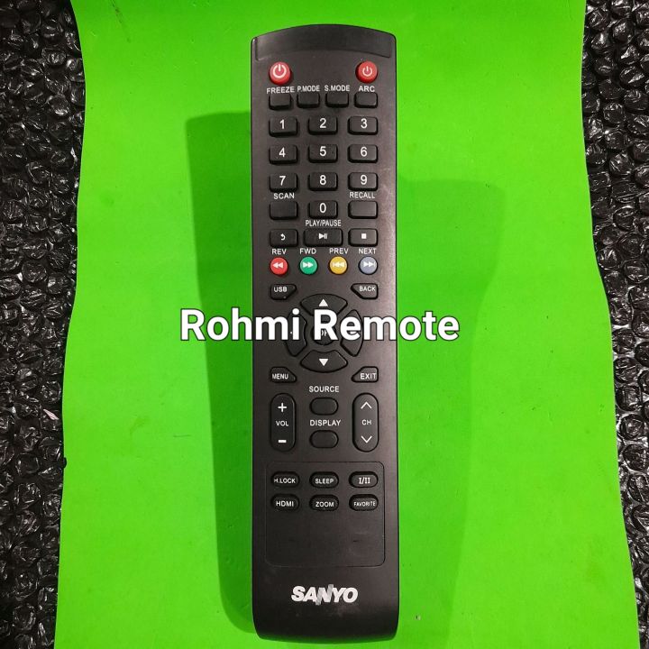 REMOTE REMOT RV SANYO LED LCD ORIGINAL ASLI PANJANG | Lazada Indonesia