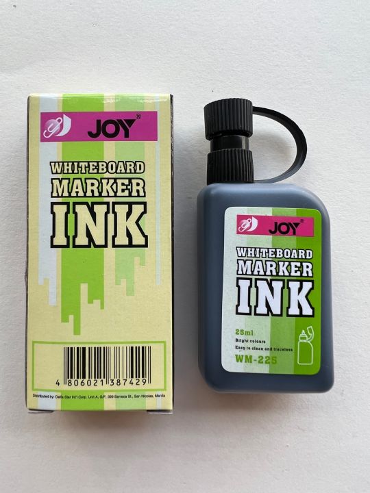 Joy Whiteboard Marker ink refill 25ml Black (WM-225-BK) | Lazada PH