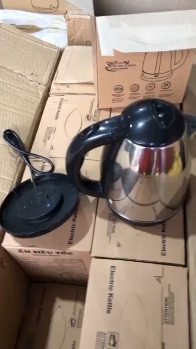 Ấm Siêu Tốc Đun Nước Electric Kettle, Bình Nấu Nước Siêu Nhanh 1.8 Lít ...