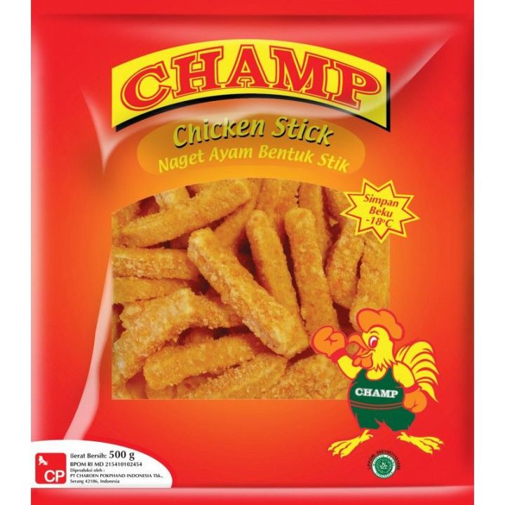 CHAMP NUGGET STICK CHICKEN STICK NAGET AYAM BENTUK STIK | Lazada Indonesia