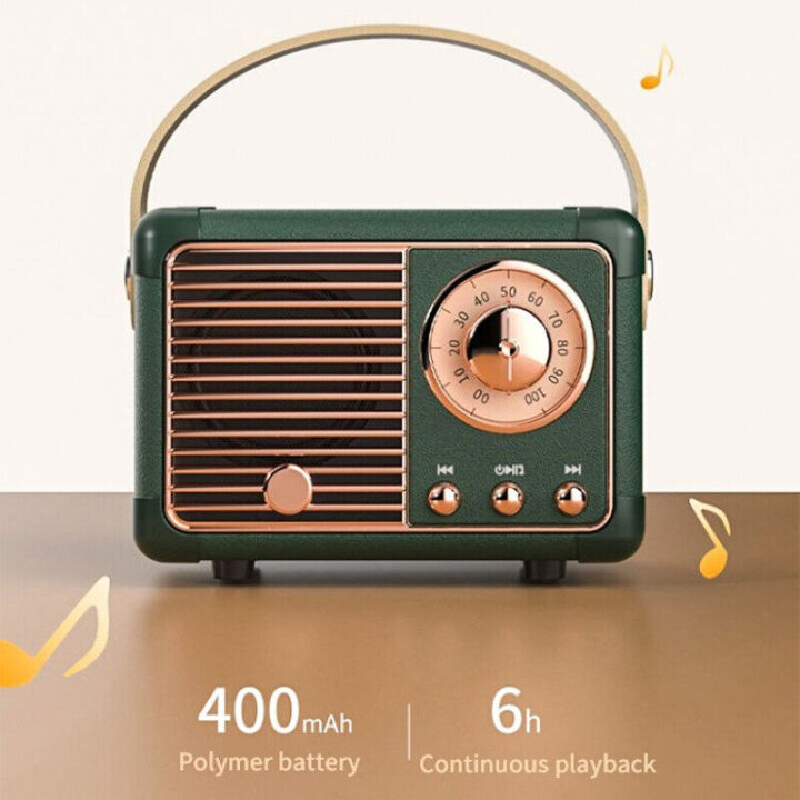 New Retro Bluetooth Speaker HM11 Classical Retro Music Player Sound ...