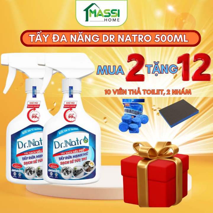 2 Chai tẩy rửa Đa Năng Dr Natro Tẩy Dầu Mỡ Nhà Bếp, Tẩy Cặn Can Xi, Tẩy ...