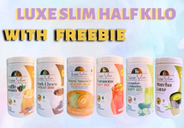 Luxe Slim Caffe Macchiato - Dark Choco - Matcha Half Kilo Jar - 500 ...