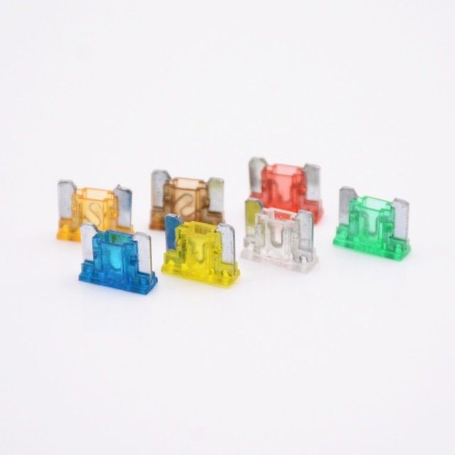 🌟100pcs🌟car micro mini fuse fius set box(short leg) | Lazada