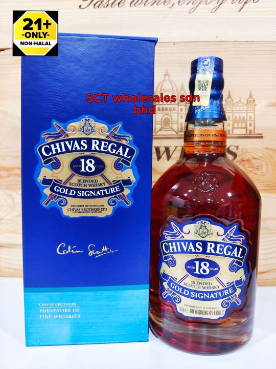 Chivas Regal 18y Gold Signature Scotch Whisky (big) 💯 Original Ready ...