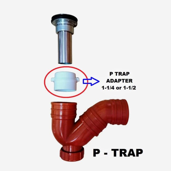 PVC UNIVERSAL PTRAP REDUCER 1-1/4 x 2", 1-1/2 x 2" P-TRAP COUPLING ...