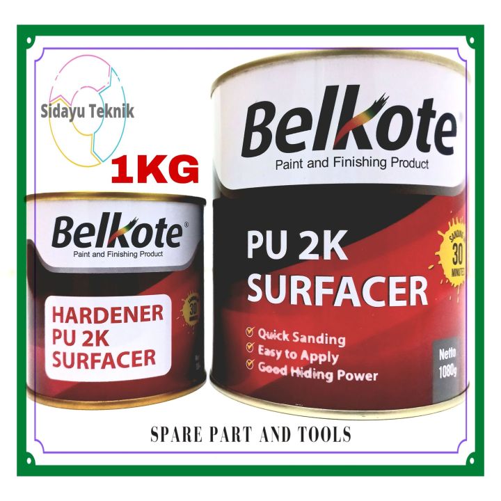 Cat Epoxy Belkote Surfacer PU 2K 1KG | Lazada Indonesia