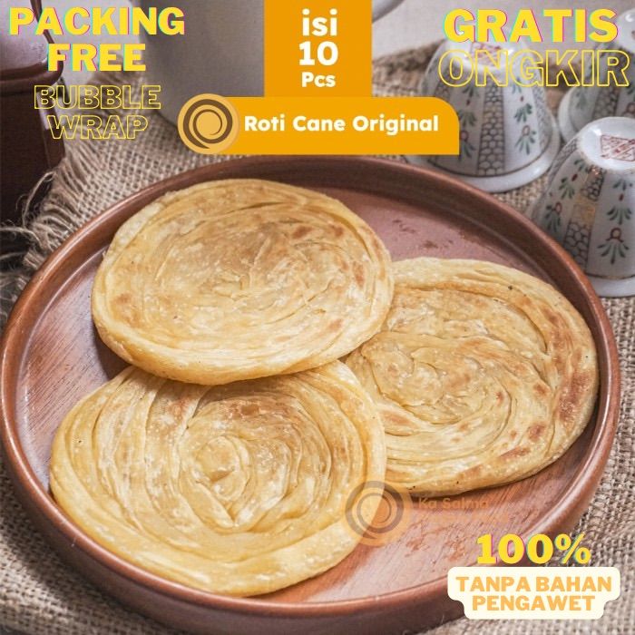 ROTI MARYAM ORIGINAL GURIH ISI 10PCS HOMEMADE ROTI CANE / ROTI CANAI ...