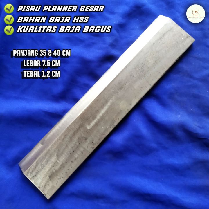 Pisau planner baja HSS asli jumbo ukuran besar bahan pembuatan bilah ...