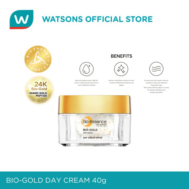 BIOESSENCE Bio Gold Day Cream SPF25 40g | Lazada