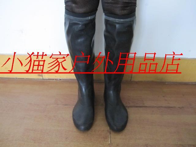 High-Tube Knee-Over Rice Paddy Boots Men's Women's Soft Bottom Wading ...