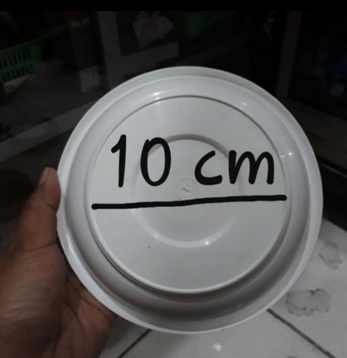 alas pot 14 cm putih utk ukuran diameter bawah 12 cm | Lazada Indonesia