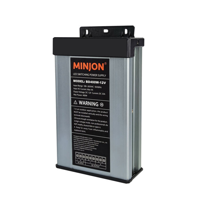 MINJON LED SWITCHING POWER SUPPLY 12V 33A/20A | Lazada PH