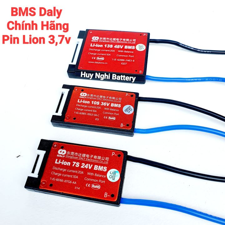 Mạch DaLy BMS 7s/10s/13s - 20A/ 14s - 50a /Chính Hãng / Bảo Vệ Sạc Xả ...