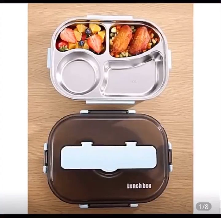 【Low price】304 Stainless Steel Lunch Box With Soup Bowl Leak-Proof ...