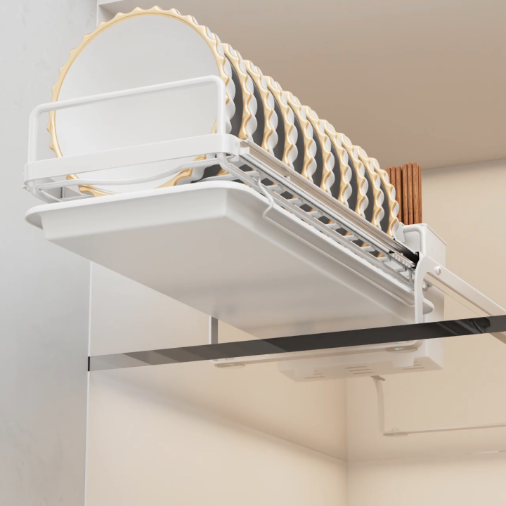 Kitchen Dish Rack Can Be Pulled And Pulled With Chopsticks 2-Layer ...