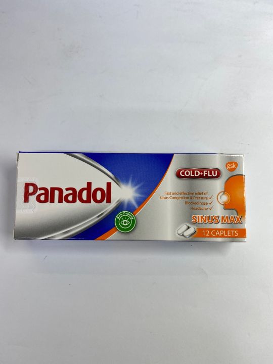 Panadol Cold & Flu Sinus Max (12 caplets)班纳杜伤风感冒鼻炎特强錠 | Lazada Singapore