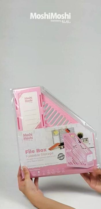 File Box Moshi Foldable Storage Tempat Penyimpan Lipat Dokumen Kantor ...
