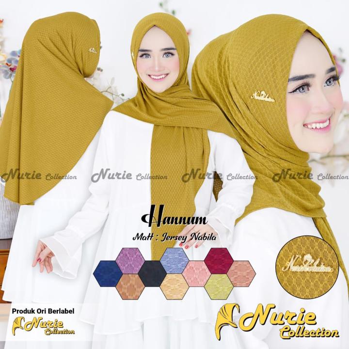** Nurie Collection ** Hijab Segitiga Instan Hannum Brand Nurie | Lazada Indonesia