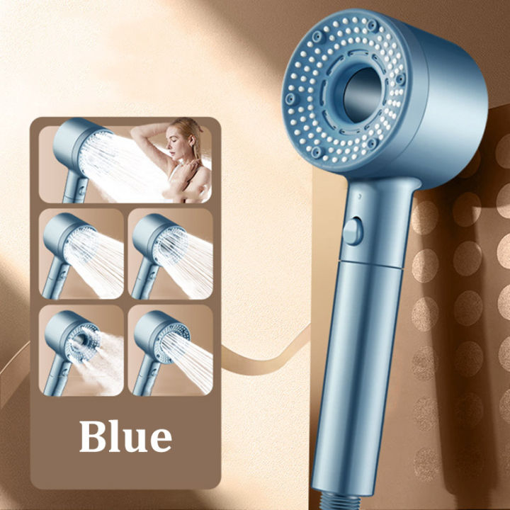 Pressurized Hollow Shower Head Bathroom Water Heater Universal Large ...