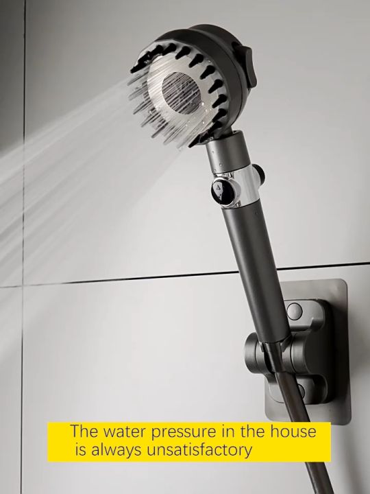 MANUYAMA Shower Head With Hose Set High Pressure Bathroom Shower 3 ...
