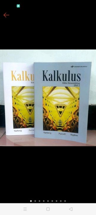 PAKET 2 BUKU KALKULUS EDISI 9 BUKU 1 DAN 2 - PURCELL | Lazada Indonesia