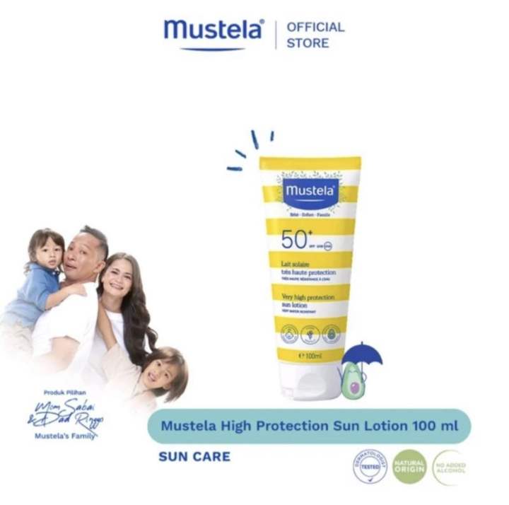 Mustela Hight Protection sun Lotion spf 50 + , 40ml | Lazada Indonesia