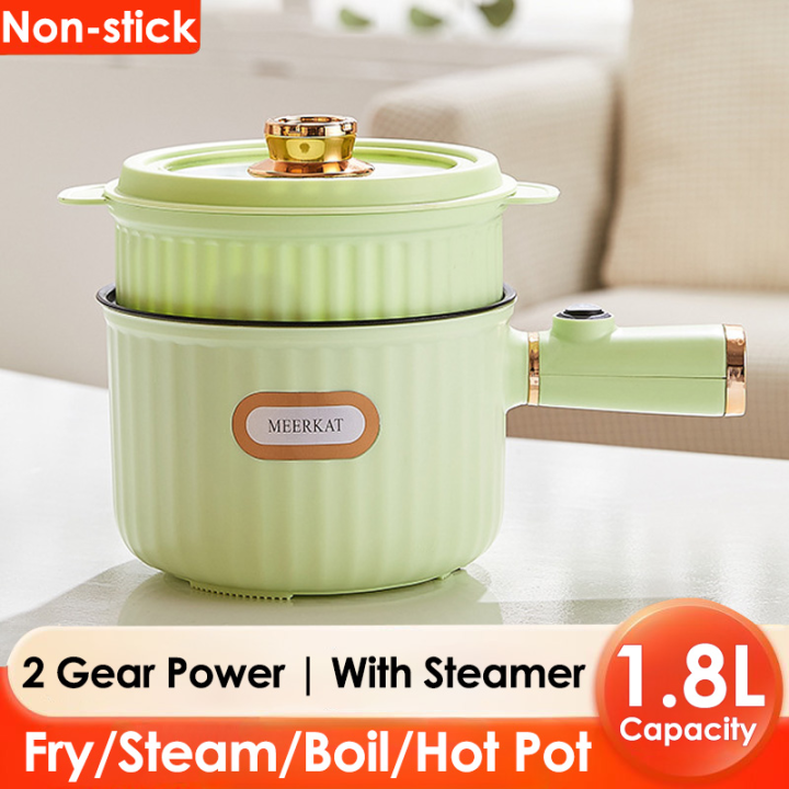 [COD] 1.8L Electric Cooker Multi-function Cooker With Steamer 600W ...