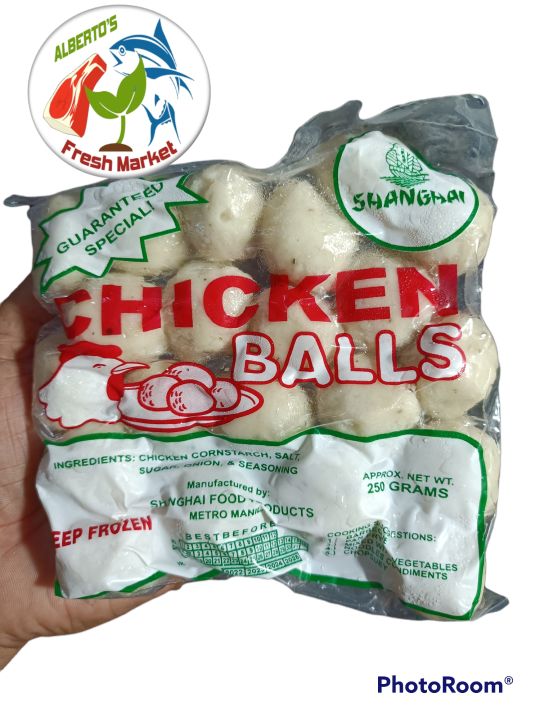 FRESH SHANGHAI CHICKEN BALLS 250grams | Lazada PH