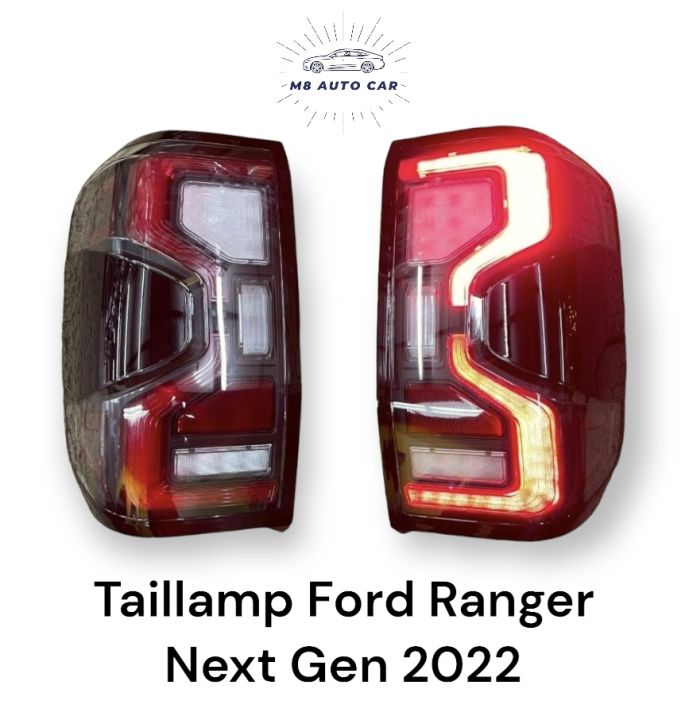 ไฟท้าย RANGER NEXT GEN LED TOP Taillamp Ford Ranger next gen led ปี2022 ...