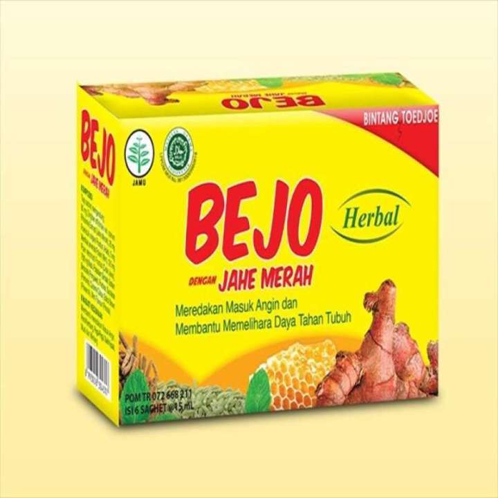 Bejo Herbal Jahe Merah. Dapat meredakan masuk angin dan dapat ...