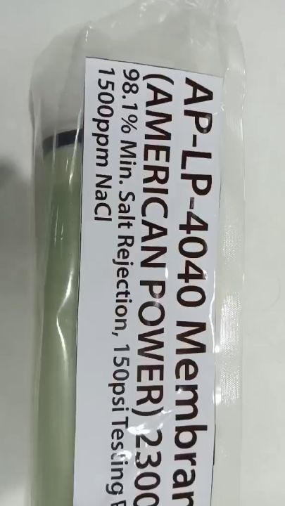 AP-LP-4040 Membrane (AMERICAN POWER) 2300GPD; 98.1% Min. Salt Rejection ...