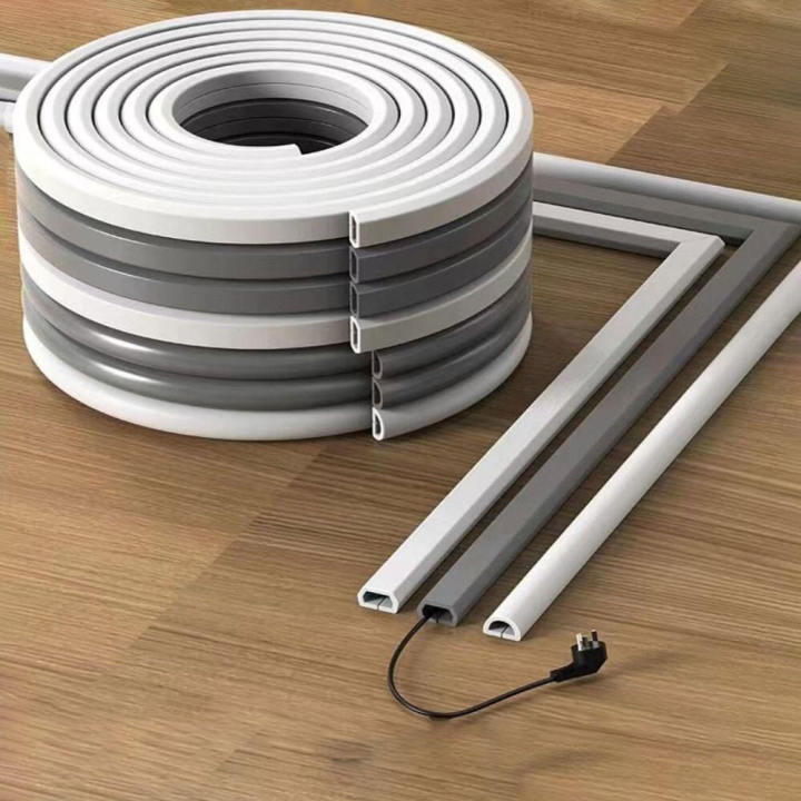 Self Adhesive PVC Wire Casing Wall Hide Line Trunking Optical Fiber ...