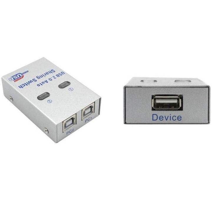 ตัวสลับเครื่องพิมพ์ Printer Switch USB 2.0 Hub Auto Sharing Switch 2 ...