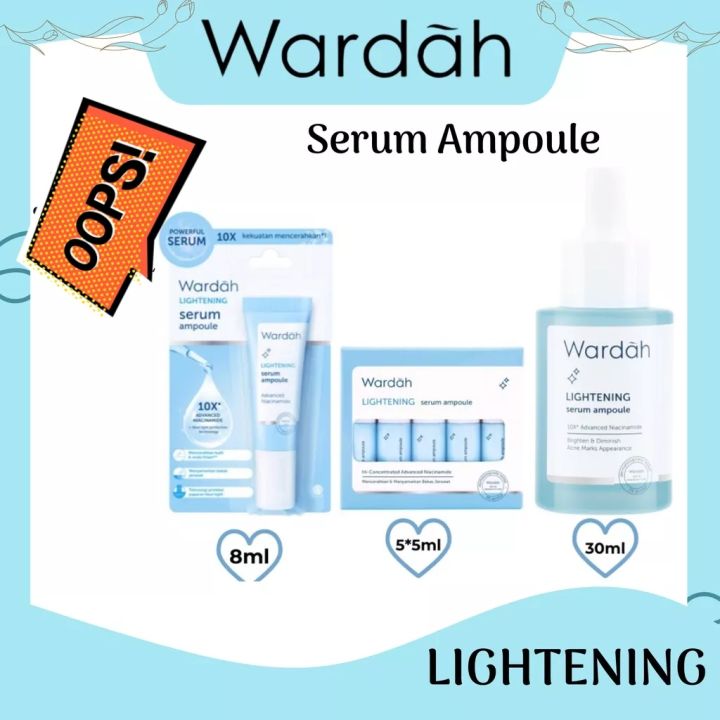 WARDAH lightening serum ampoule - serum wardah | Lazada Indonesia