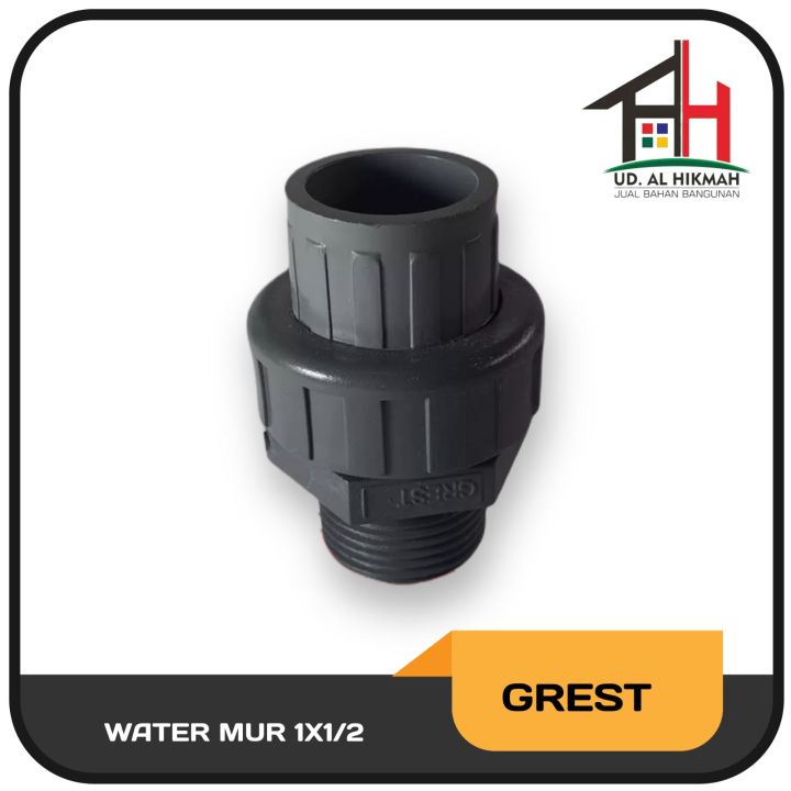 VLOK SOCK WATER MOR 1 x 1/2 INCH GREST - FITTING PVC - VLOK SOK WATER MUR 1X1/2 GREST | Lazada ...