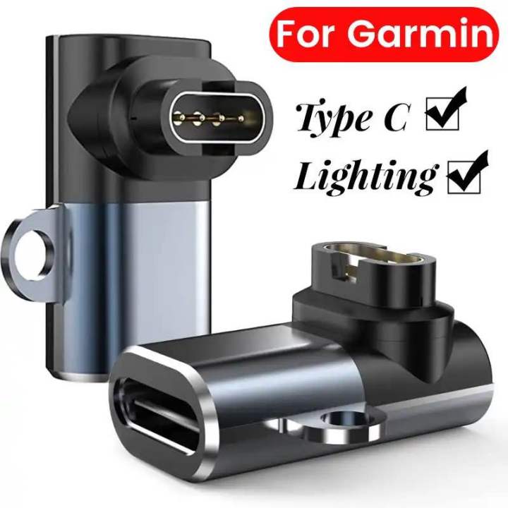 อะแดปเตอร์ชาร์จในรถยนต์สมาร์ทวอท์ชสำหรับ Garmin Fenix 7 7S 7X/6 6s 6X/5 ...