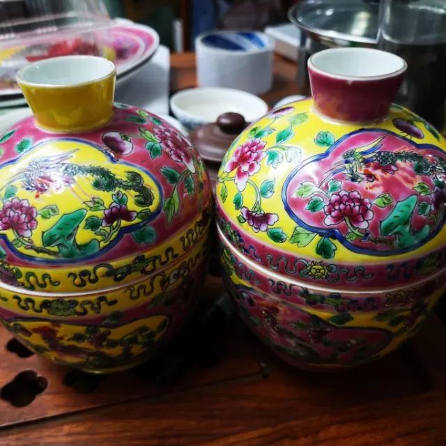 娘惹陶瓷 Beautiful Chupu Ceramic Motif of Peranakan Nyonya Design | Lazada