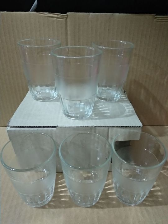 Gelas kopi polos beling / gelas kopi teh isi 6 / gelas kopi warkop ...