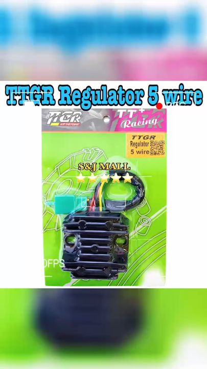 TTGR Full wave rectifier Regulator For 5 wire Motorcycle S&J MALL ...