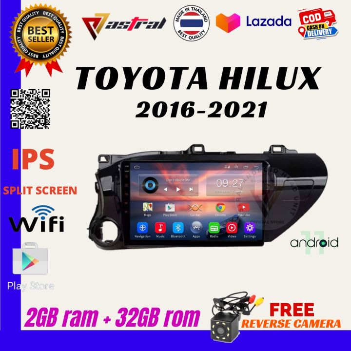 TOYOTA HILUX 2GB + 32GB ANDROID HEAD UNIT (2016-2021) | Lazada PH