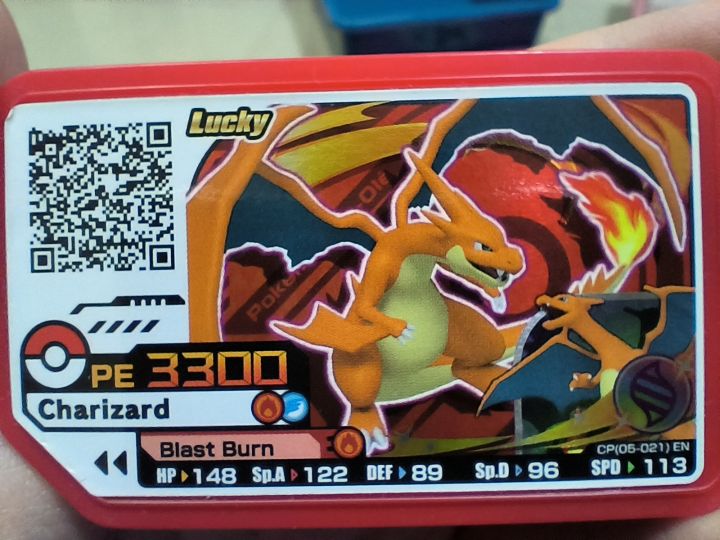 Original 4 stars Pokémon Gaole Disc CP 05-021 Charizard Y with Mega ...