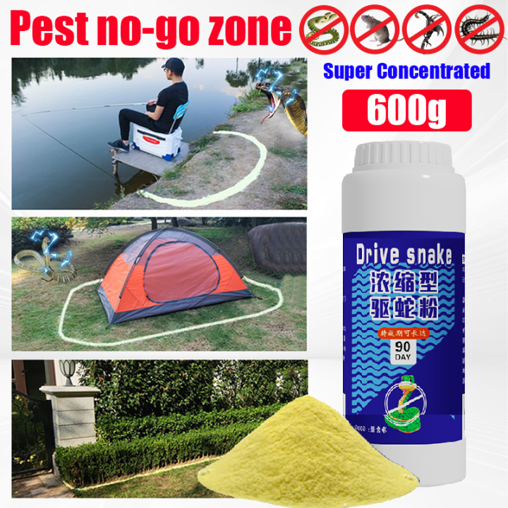 READY STOCK Snake repellent 600g belerang halau ular 驱蛇药 硫磺粉 sulphur ...