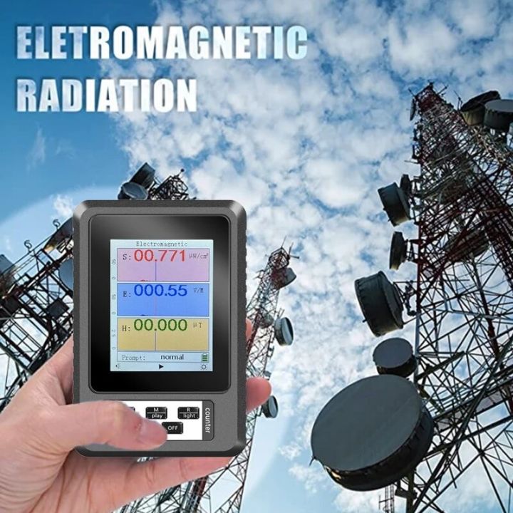 Portable Electromagnetic Radiation Detector EMF Meter High Accuracy ...