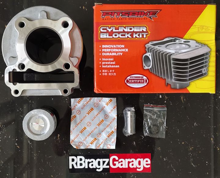 Pitsbike Cylinder Steel Block Set STD / 54mm / 59mm - Sporty / Nouvo ...