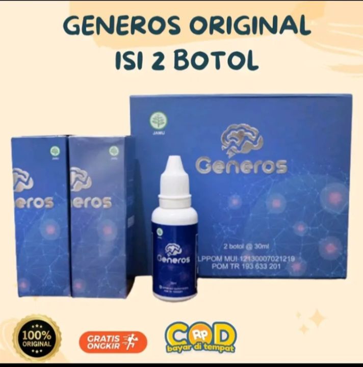 PAKET HEMAT GENEROS SPECEEH DELAY VITAMIN KESEHATAN OTAK ANAK 1 BOX ISI ...