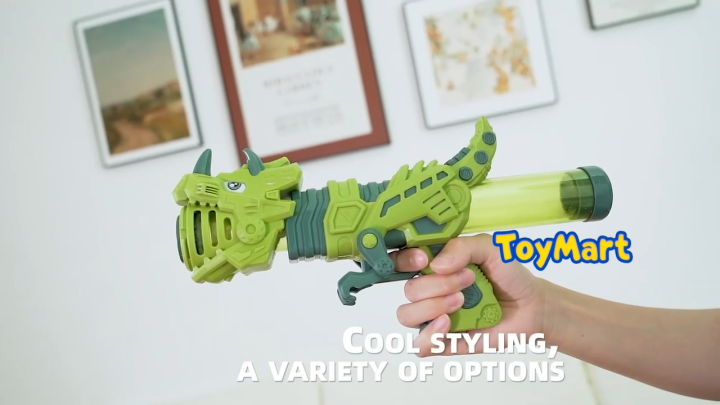 Space Ranger Velocity X Turbo Double Handle Ball Blaster Gun Sci-Fi Toy ...