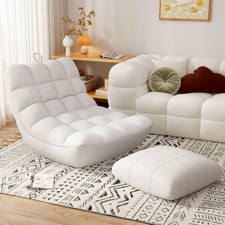 Modern Minimalist Lazy Sofa Single Person Can Lie Can Sleep Bedroom ...