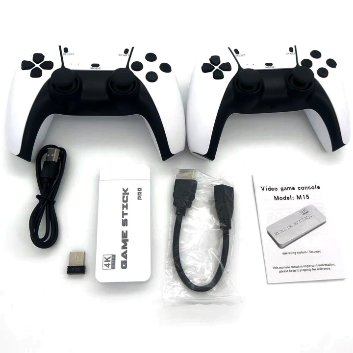 M15 Home PSP Mini Home TV Game Console Wireless USB 2.4G HD 4K HDMI TV ...
